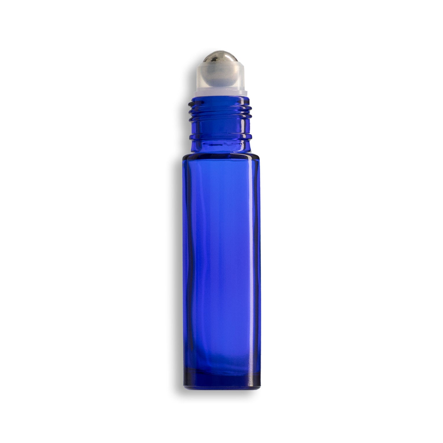10mL/2.7 Dram Blue Glass Roll-On Essential Oil Bottles w/ SS Roller