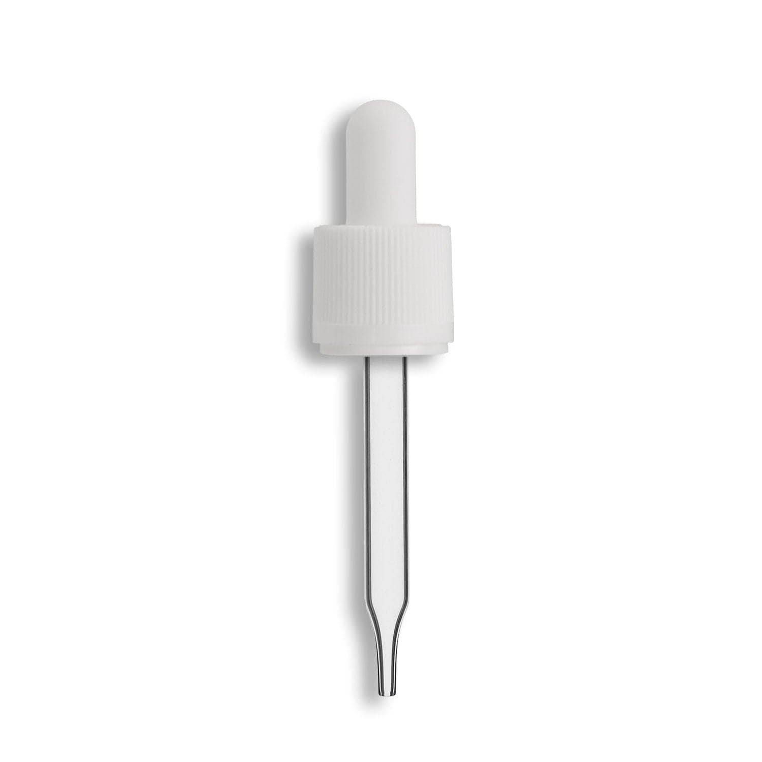 18-415 White Tamper Evident/Child Resistant Dropper Assembly- Clear 91